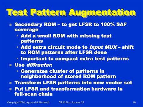 Ppt Lecture 25 Built In Self Testing Pattern Generation And Response