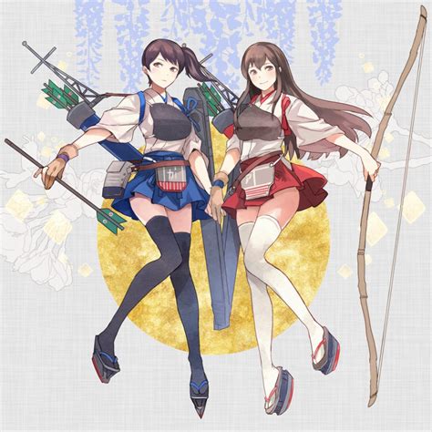 Safebooru Akagi Kancolle Akagi Kantai Collection Apron Archery