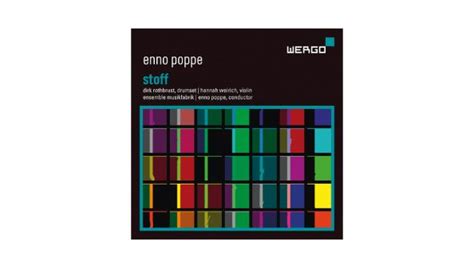 Enno Poppe Stoff France Musique