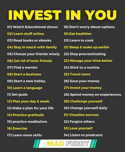 35 Best Ideas To Invest In Yourself Books For Self Improvement