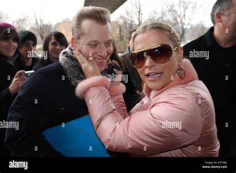 Singer Anastacia Takes Time To Greet Fans Outside The Hotel Le Meridien