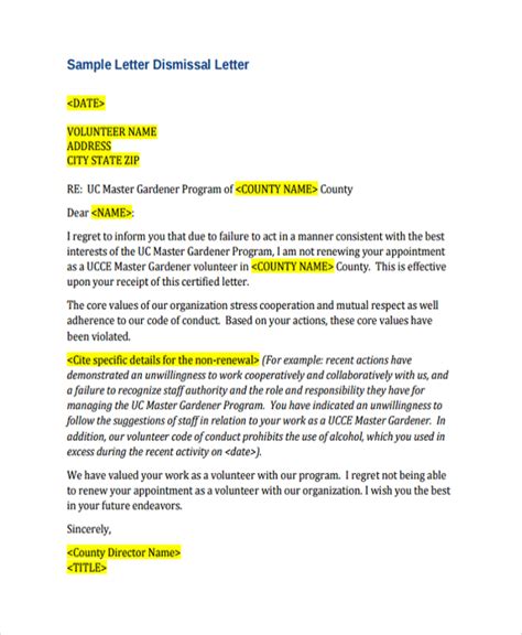 Sample Letter To Dismiss Charges