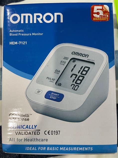 OMRON Automatic Blood Pressure Monitor Health Nutrition Medical