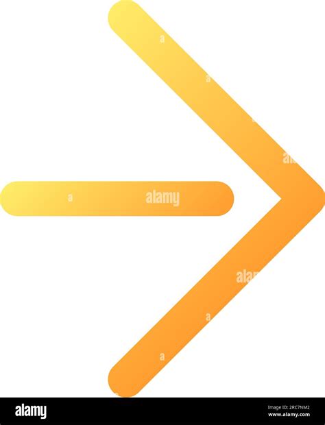 Move Forward Pixel Perfect Flat Gradient Color Ui Icon Stock Vector Image And Art Alamy