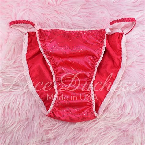 Closeout Lace Duchess Classic 80s Cut Hot Pink With Metallic Silver