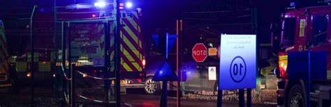 Huge Fire Breaks Out Near Weapons Systems Factory As Brits Told Keep