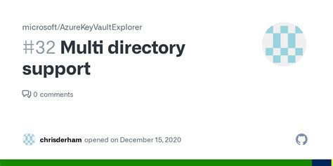 Multi Directory Support Issue Microsoft Azurekeyvaultexplorer Github
