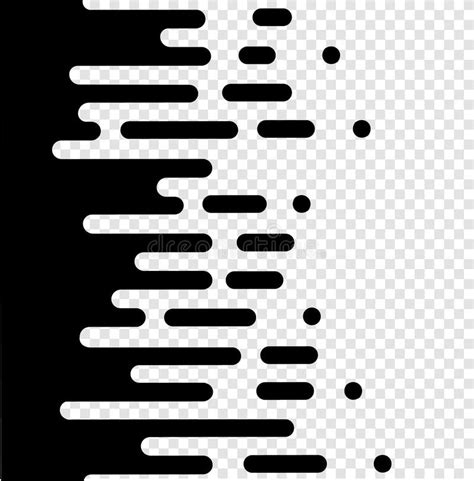 Vector Halftone Transition Abstract Wallpaper Pattern Seamless Black And White Irregular