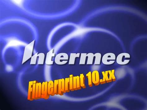 Ppt Fingerprint 10xx Powerpoint Presentation Free Download Id7019971