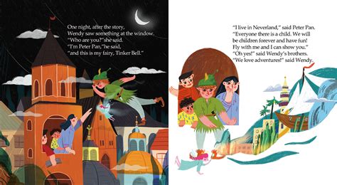 Peter Pan（彼得•潘）插画绘本wilson陈原创作品 站酷zcool