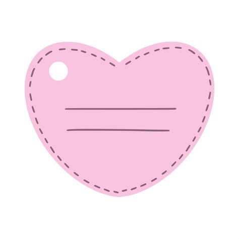 Valentine Card Heart Shaped Note Sheet 13516125 Vector Art At Vecteezy
