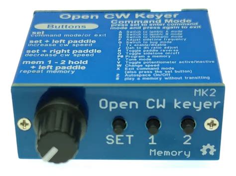 Open Cw Keyer Mk2 Finished With Aluminum Shell Cw Keyer Mk2 Mercadolibre