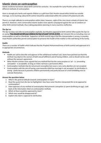 Wjec Eduqas Gcse Religious Studies C1 Relationships 08 Sexual