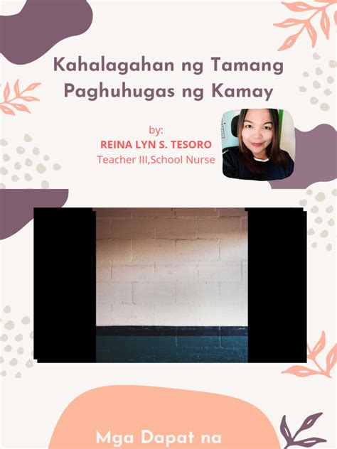 Kahalagahan Ng Tamang Paghuhugas Ng Pdf