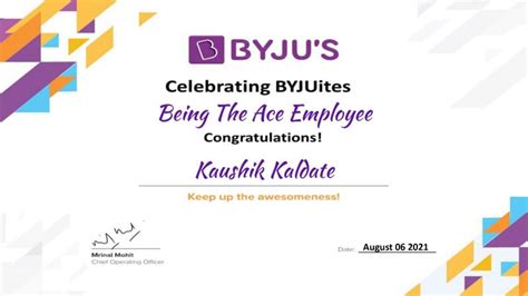 kaushik kaldate on linkedin byjus lifeatbyjus 11 comments