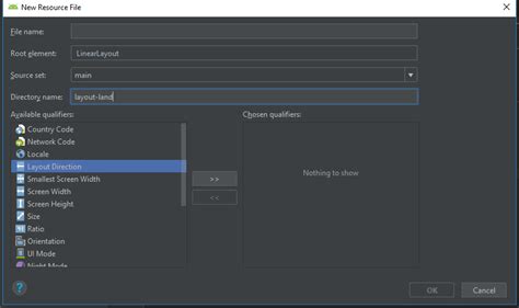 Android Portrait And Landscape Layouts Stack Overflow