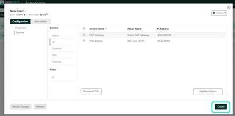 Creating A Space Vc Room Innomesh Documentation
