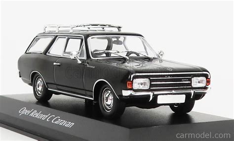 MINICHAMPS Scale OPEL REKORD C CARAVAN SW STATION WAGON BLACK