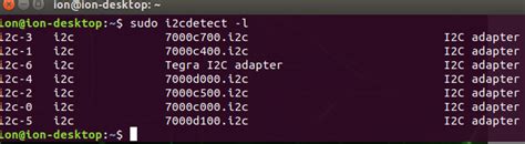 Jetson Nano Can T Detect The Connected I C Device Every Boots Up Jetson Nano NVIDIA