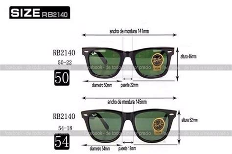 Wayfarer Ray Ban Size Chart New Ray Ban Wayfarer Sizes