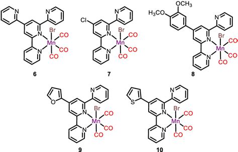 Structure Of 4′‐substituted 22′6′2″‐terpyridine‐based Manganesei