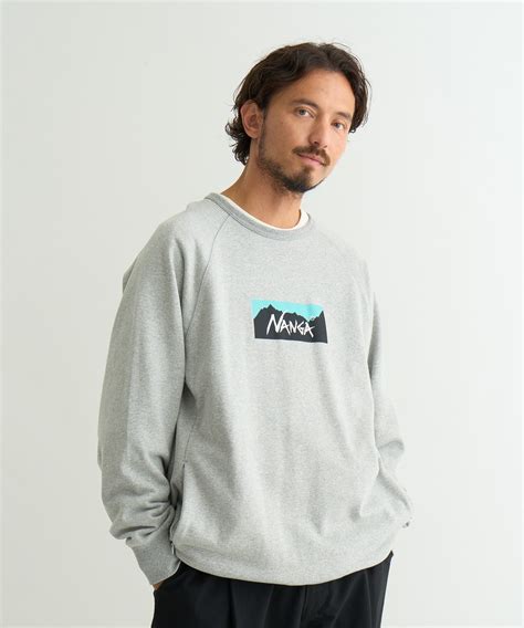 Eco Hybrid Box Logo Sweatshirtunisex Nanga Online Shop