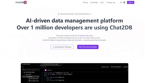 Chat2db Ai Powered Data Management Simplified For Everyone Aitoolnet