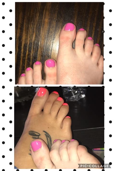 Fiancée And I Got Pedicures Yesterday Mine Are The Pink Rmalepolish