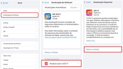 Como Atualizar Iphone Para O Ios 17 Passo A Passo RÁpido Sem Erro