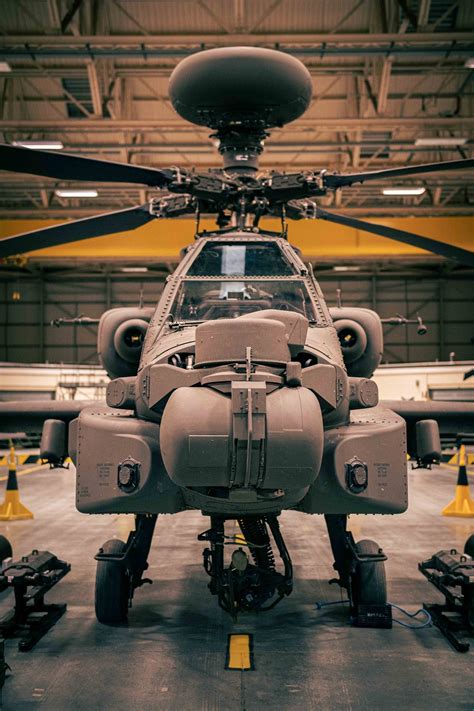 Apache Helicopter Front View