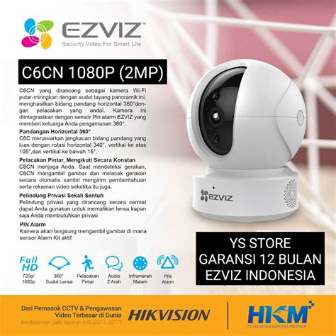 Ezviz C Cn P Mp Ip Camera Full Hd Indoor Camera Shopee Singapore