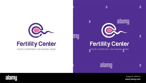 Fertility Clinic Logo Sperm Symbols Healthcare Fertility Pregnancy