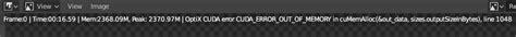Cuda Error Out Of Memory In Cumemalloc How Do I Fix This Error