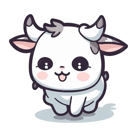 Premium Vector Cute Cow Cartoon Character Vector Illustration Cute