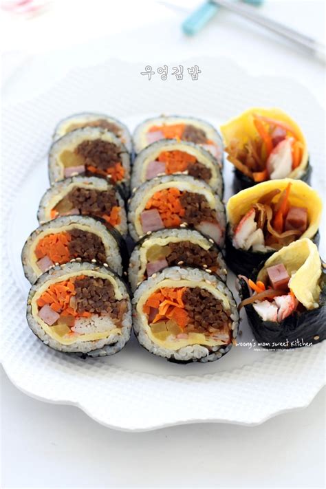 우엉김밥 만들기 김밥말기 김밥잘마는법 집김밥 재료 냉장고 파먹기 네이버 블로그