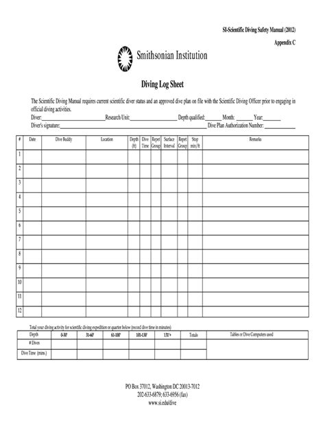 Dive Log Book Pdf Fill Online Printable Fillable Blank Pdffiller