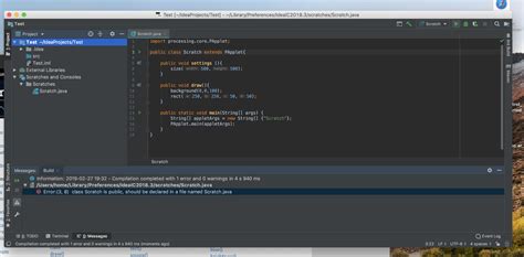 Macos Intellij On Mac Is Saying That The File Should Be Named Scratchjava But It Already Is