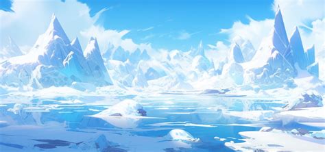 Free Vectors Arctic Landscape