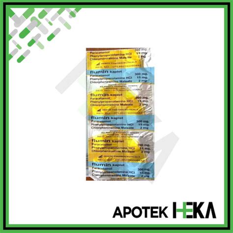 Jual Flumin Tablet Strip Isi 10 Tablet Obat Flu Hidung Tersumbat Bersin Kota Bekasi Apotek