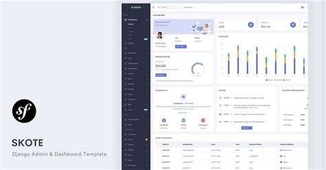 Skote Symfony Admin And Dashboard Template Admin Templates Ft Symfony