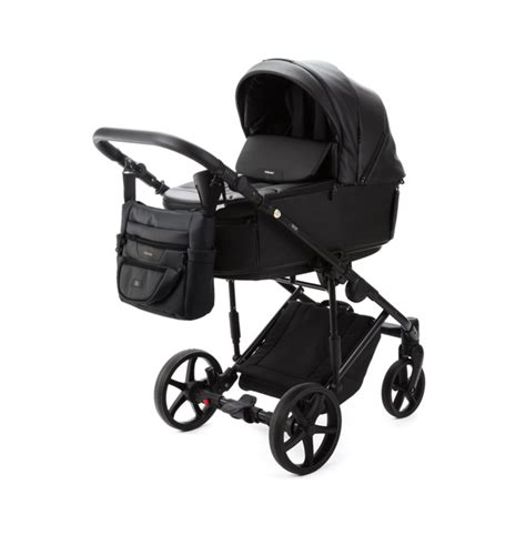 Универсальная детская коляска Adamex Zico NEW Deluxe ZN-SA2 2в1 (Черная ...
