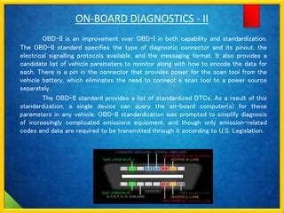 OBD On Board Diagnostics PPT