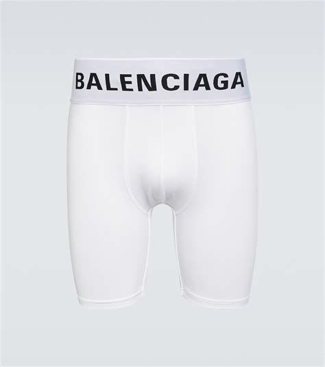 Balenciaga Logo Jersey Boxer Briefs - Black | Editorialist