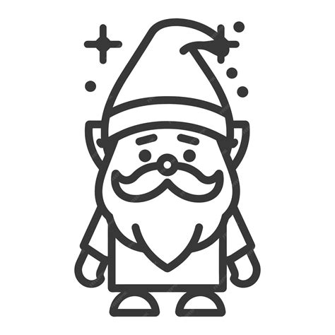 Premium Vector Minimalist Dwarf Line Art Icon Logo Symbol