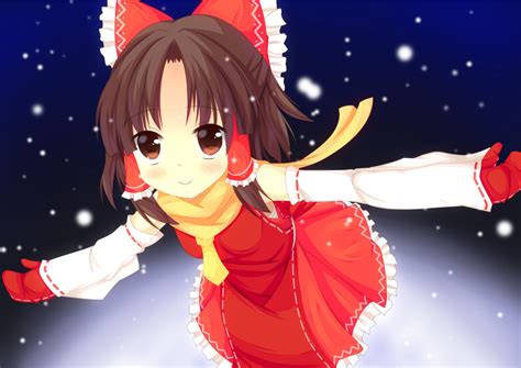 Safebooru 1girl Absurdres Bangs Benikurage Cookie Blush Bow Breasts