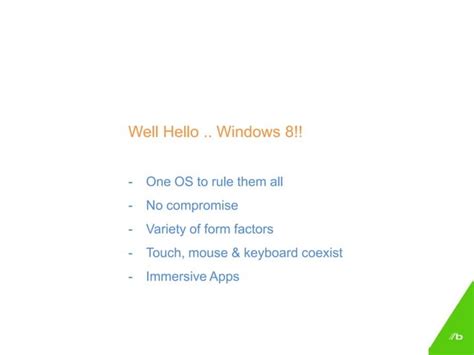 Windows 8 Metro Apps With Xaml Grdevday Ppt Free Download