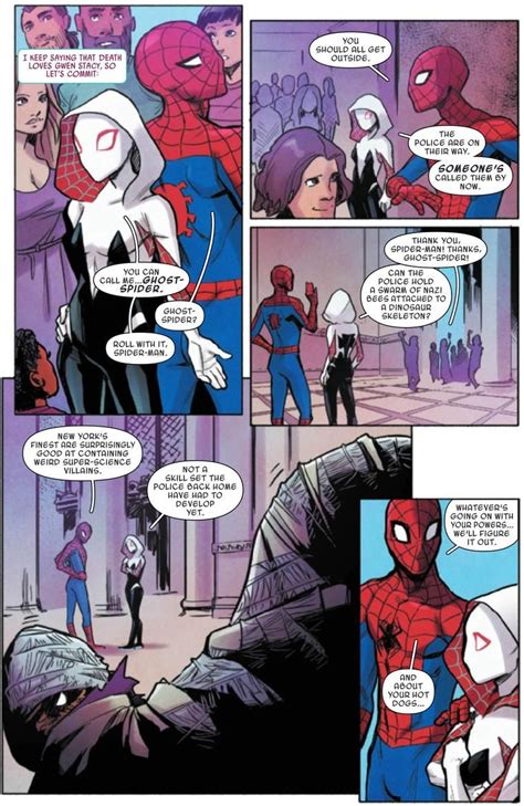 Gwen Stacy Balances Super Heroics And School In Ghost Spider 1