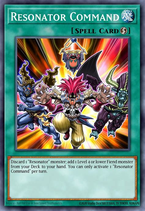Resonator Command Yu Gi Oh Card Database Ygoprodeck