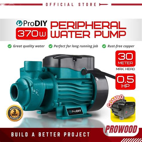 370w Prodiy Peripheral Water Pump 0 5hp High Pressure Water Flow Controller Pump Control