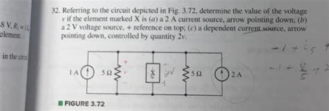 Solved 32 Referring To The Circuit Depicted In Fig 3 72 Chegg